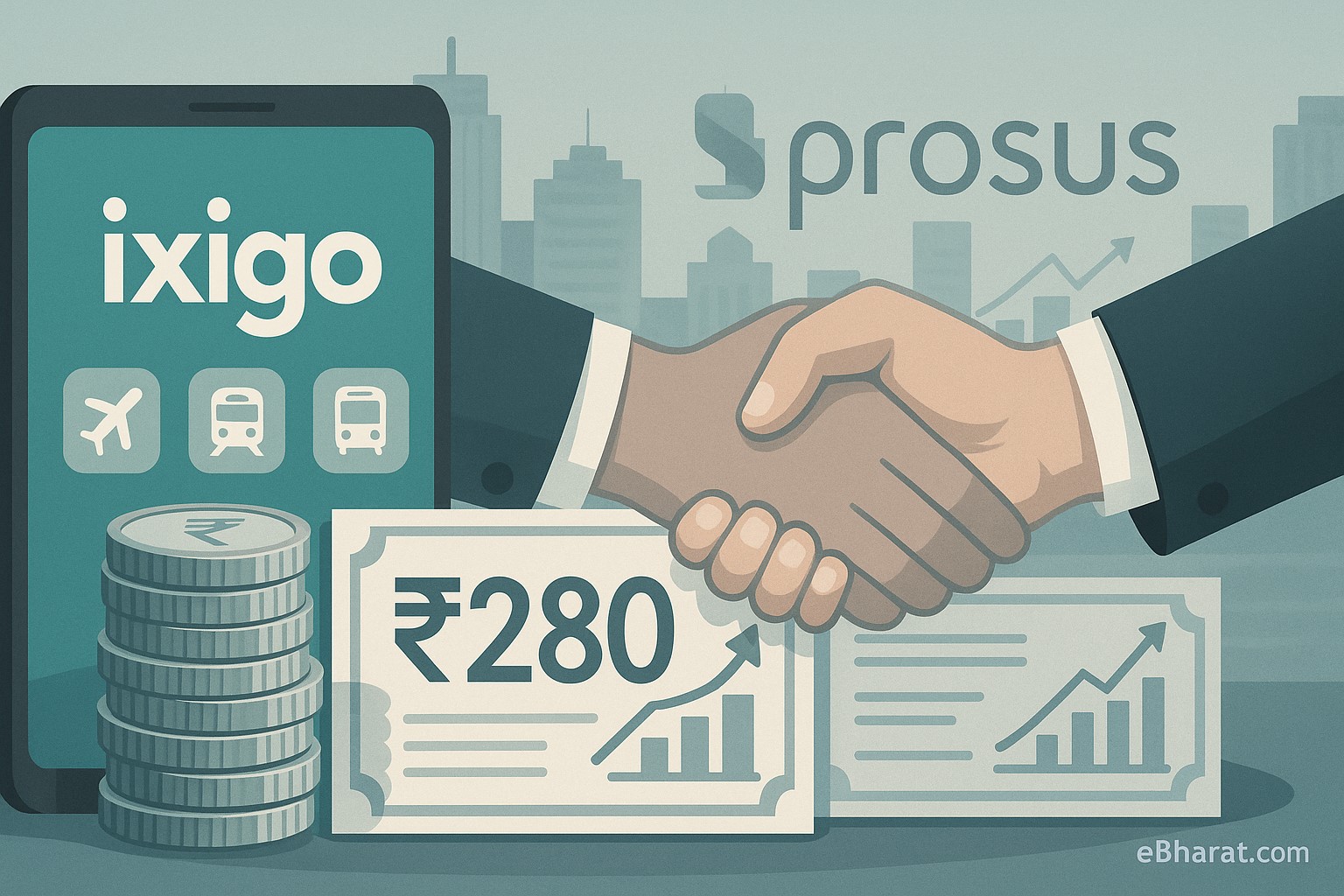 Ixigo Approves ₹1,295.56-Cr Preferential Issue To Prosus Arm At ₹280 ...