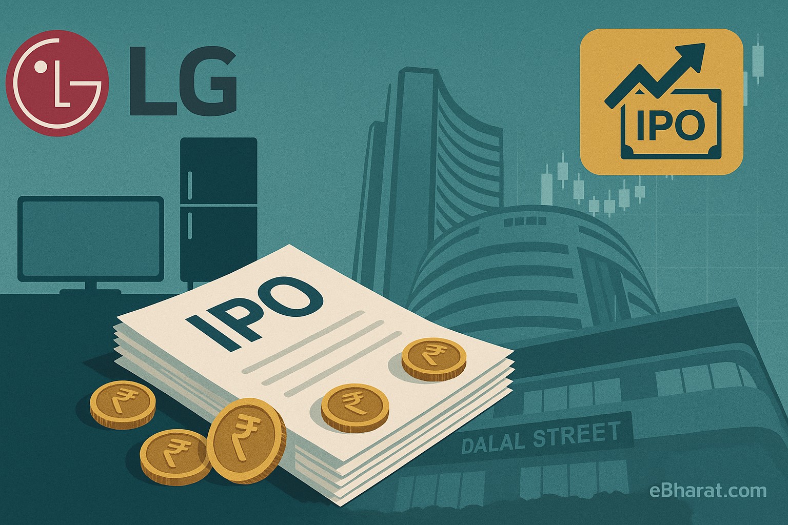 LG Electronics India Soars 50% On Debut; Redefines IPO Benchmarks - Ebharat.com